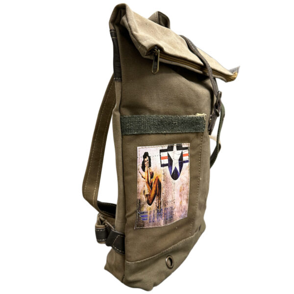 Recycled Military Tent Backpack - US AIR FORCE - Vintage Addiction